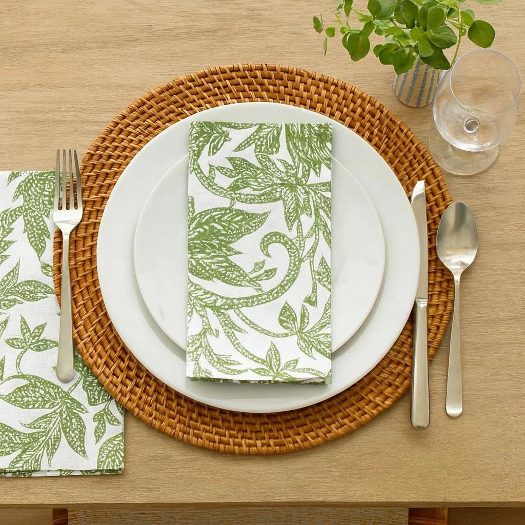 Samara green napkin set 4 – Nutmeg Home