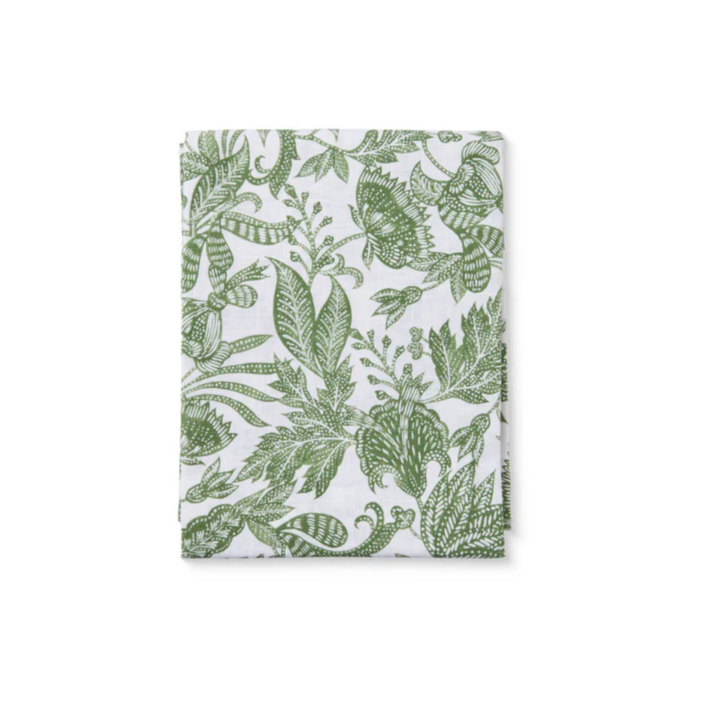 Samara green tablecloth 150 x 230cm – Nutmeg Home